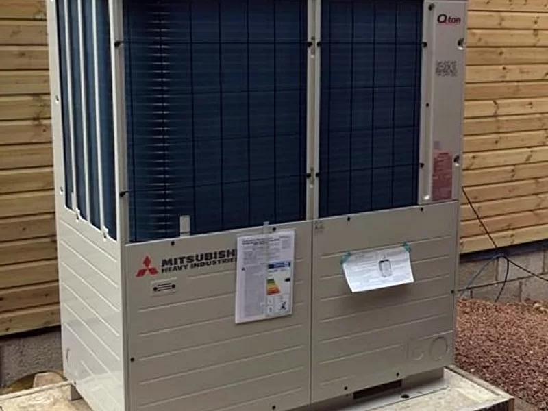 Q-ton CO2 R744 Heat Pump Installation - Earth Save Products Limited